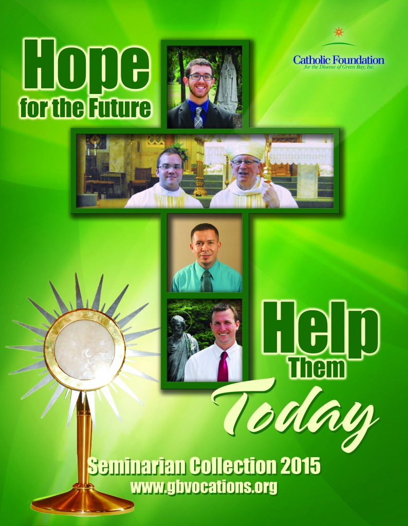 2015 Seminarian Poster_green_8x11 - Catholic Foundation - Green Bay, WI