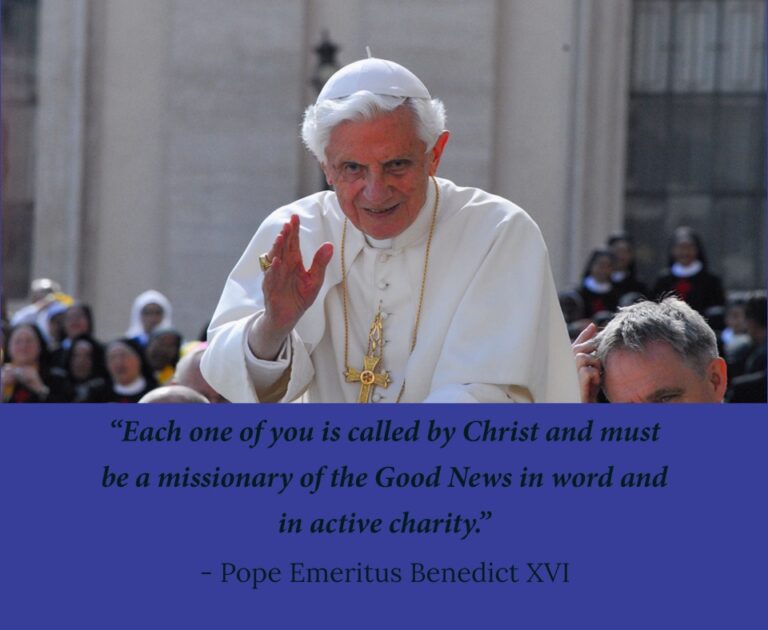 Pope Emeritus Benedict XVI Called to Eternal Life - Catholic Foundation ...